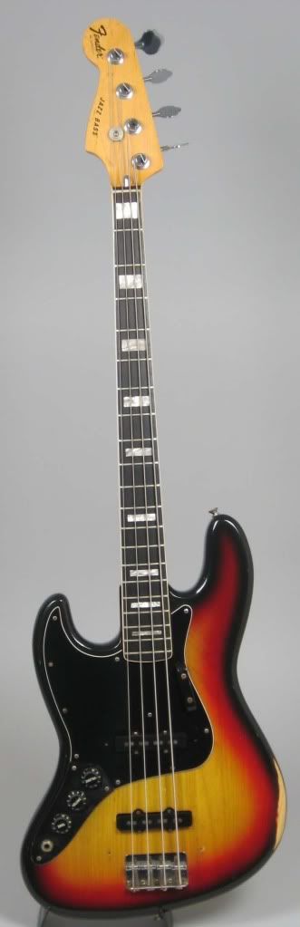 1978 Fender Jazz Bass Left Handed